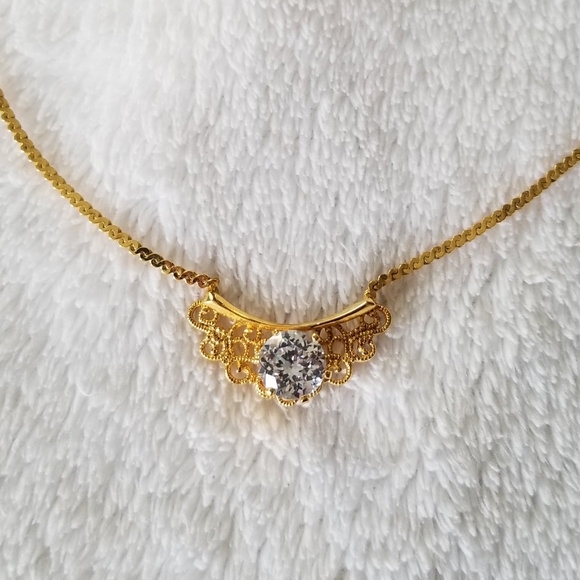 WLIND | Jewelry | Vintage Wlnd 4kge Rhinestone Necklace | Poshmark